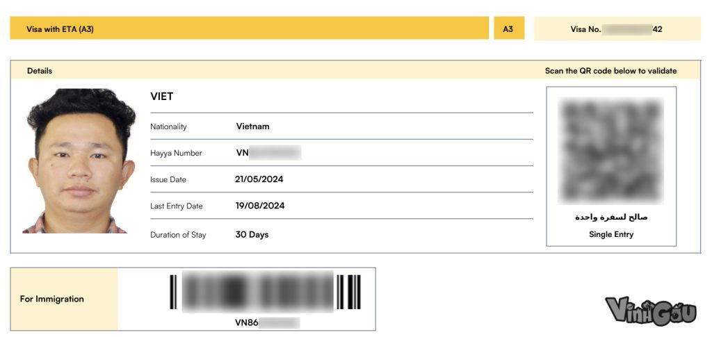 Cách để Nhận Evisa Du Lịch Qatar Trong 5 Phút | Travel Blogger VINH GẤU